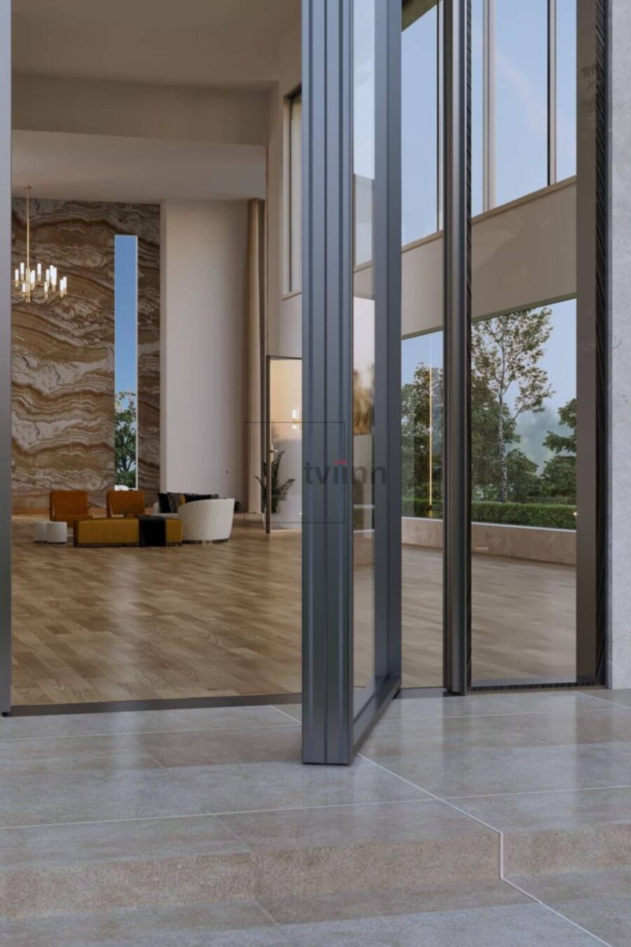 Pivot Door - Stylish and Functional Entryway Statement for Villas