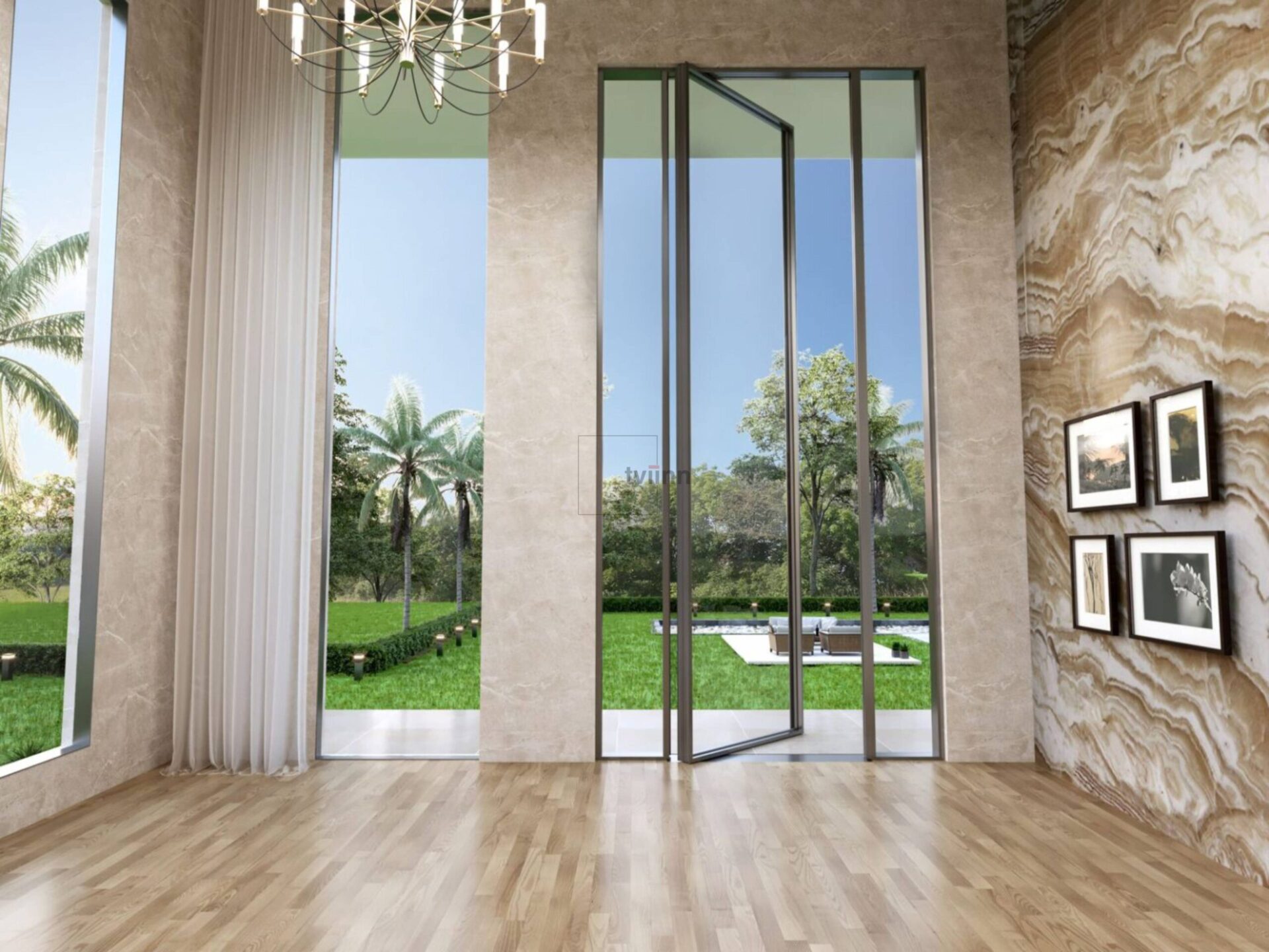 Pivot Door - Stylish and Functional Entryway Statement for Villas